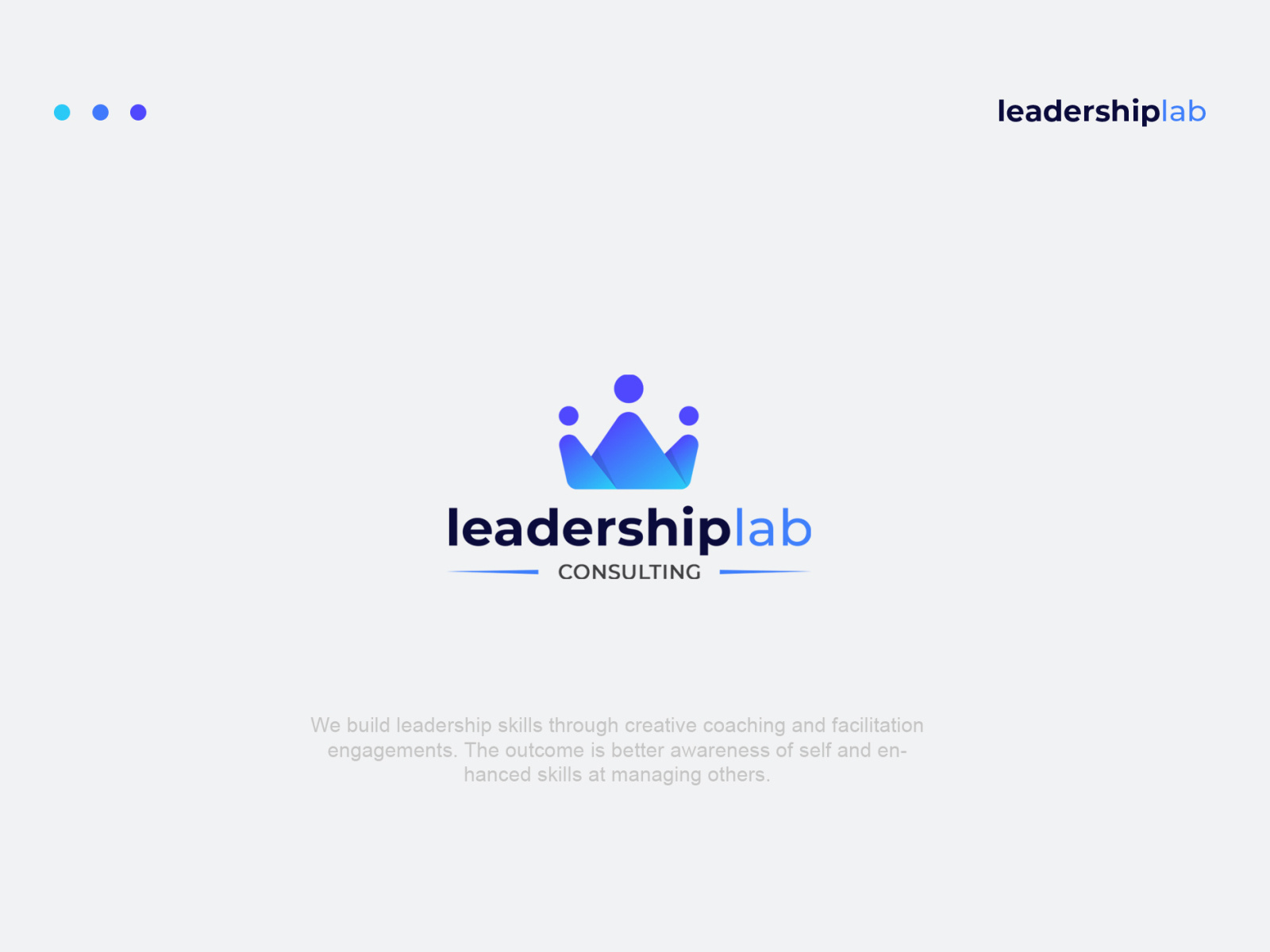 Design a logo for "Leadership Lab Consulting" by Dream Art Studio™ on ...