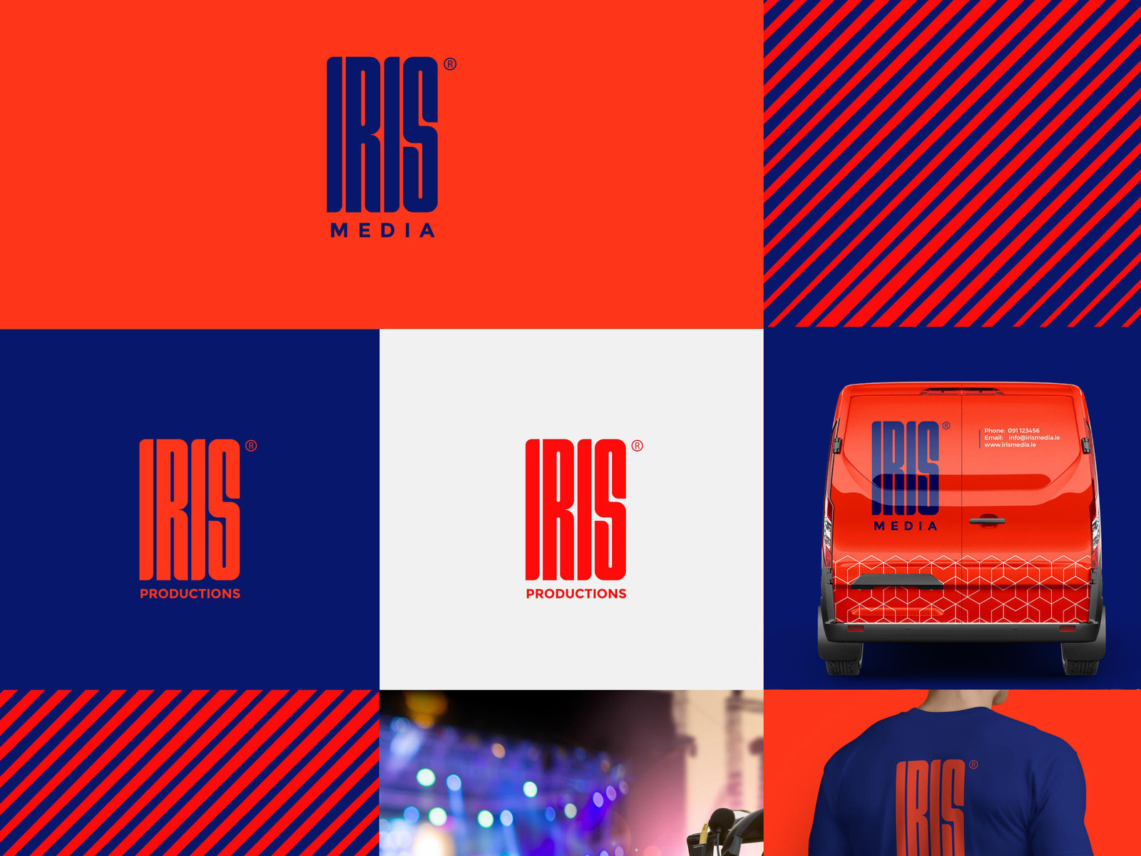 IRIS Media Logo Mockup by WonderMill on Dribbble