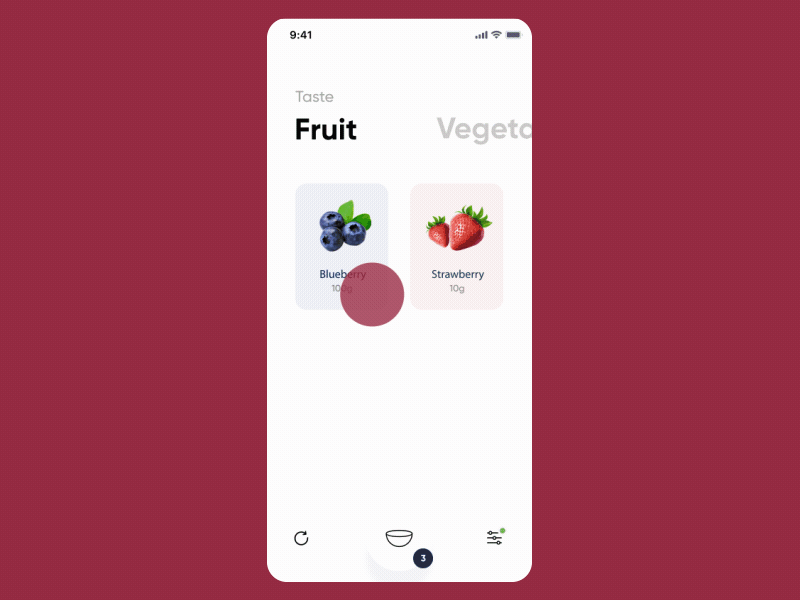 Browse thousands of Fruit UI images for design inspiration | Dribbble
