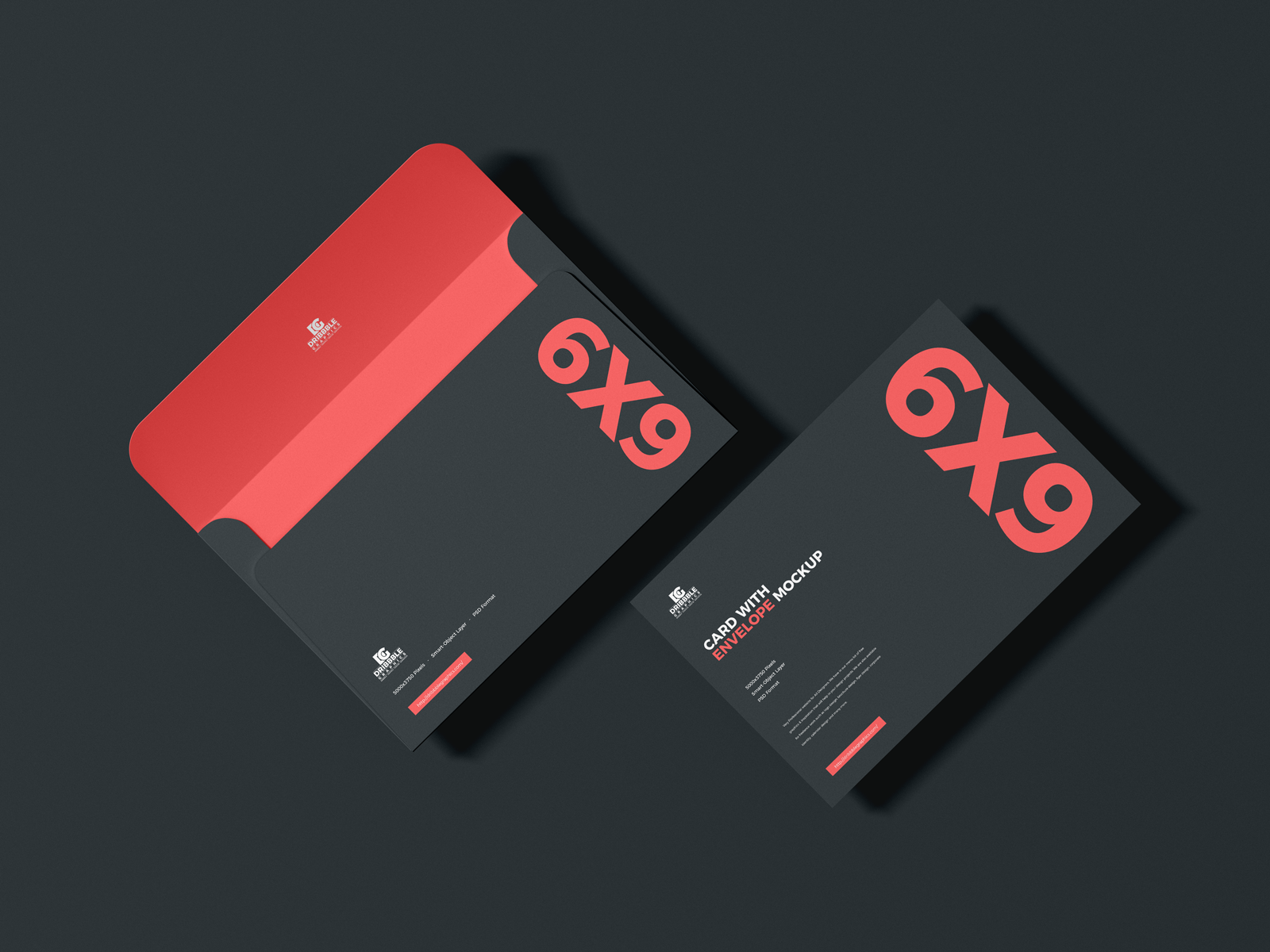 Free Card With Envelope Mockup by Jessica Elle on Dribbble