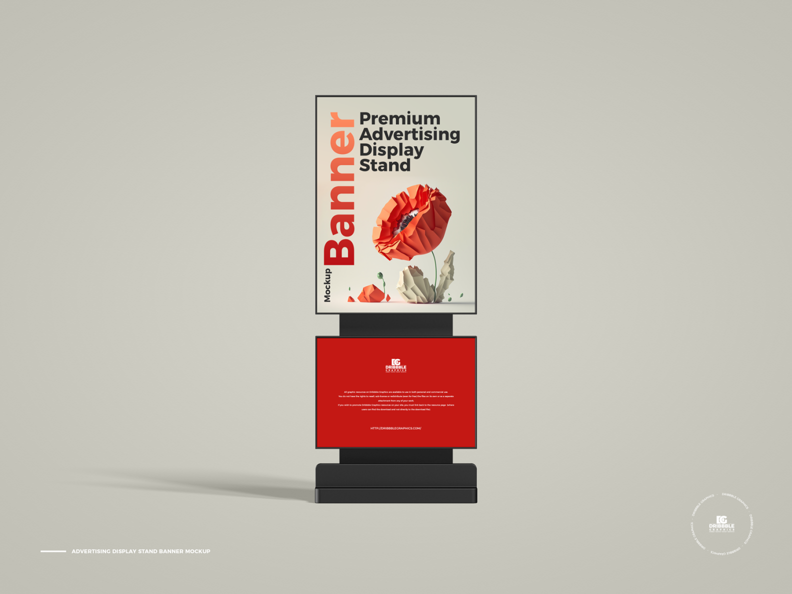 Free Premium Display Banner Mockup by Jessica Elle on Dribbble