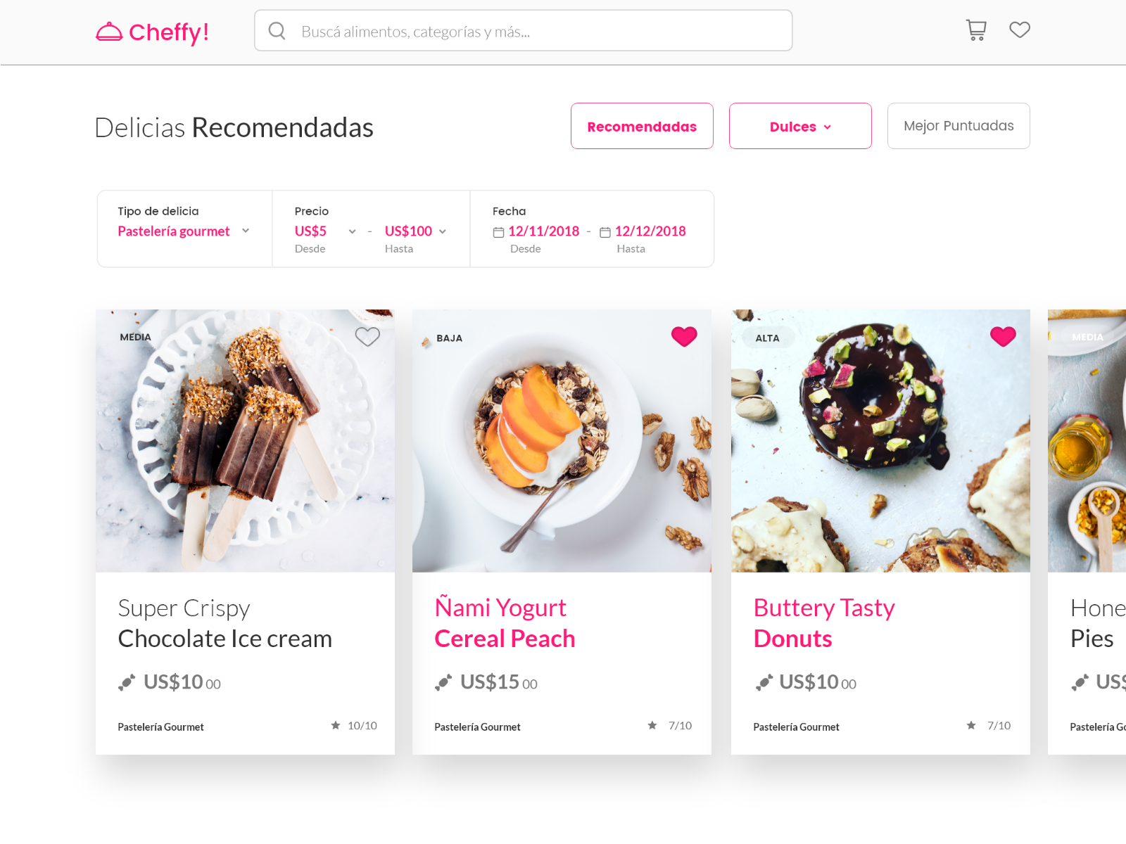 Cheffy! Concept by Giyonces González on Dribbble