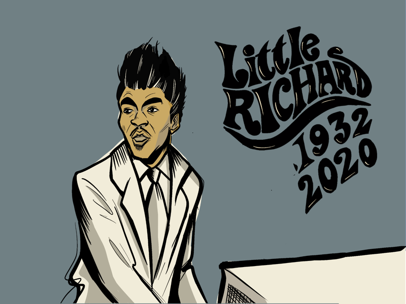 Little Richard Tribute by Rafa Villarraso on Dribbble