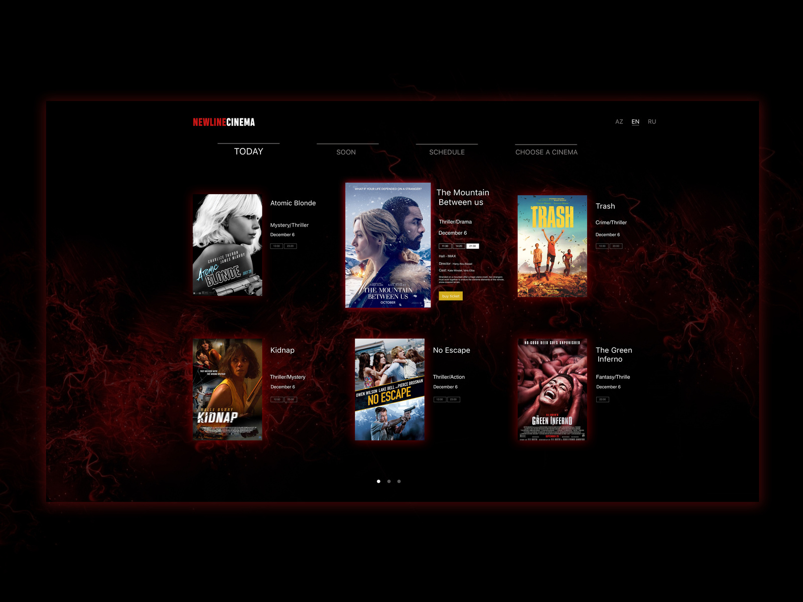Cinema Kiosk UI design concept by Fidan Farajullayeva on Dribbble