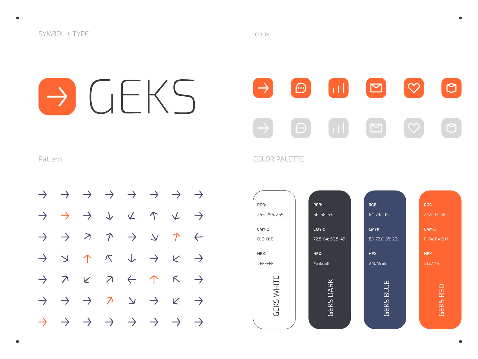 Visual style for GEKS by Luka Zarandia on Dribbble