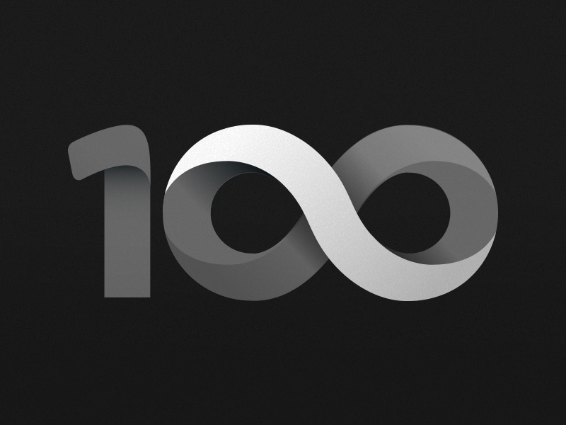 100 by Bård Solvang on Dribbble