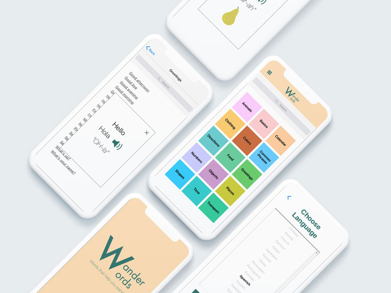 Wanderwords by Virginia Yu on Dribbble