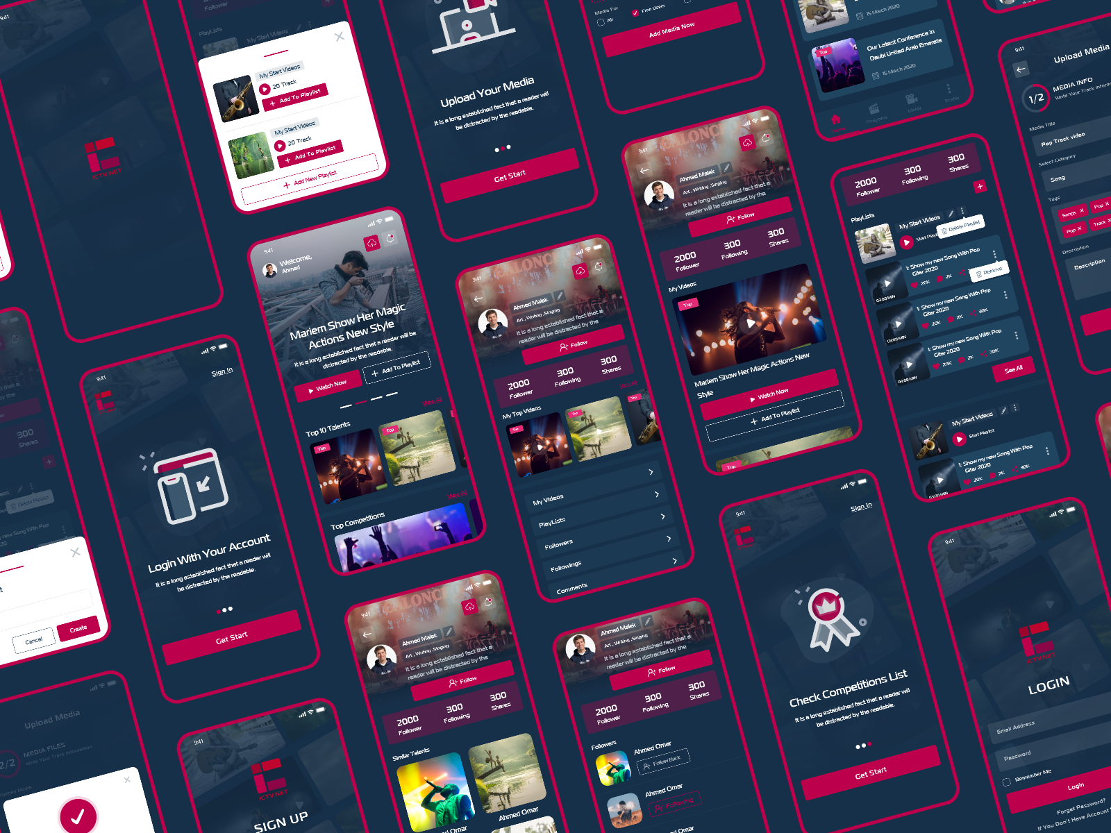 ICTV Channel Mobile App by Ahmed Mokhtar on Dribbble