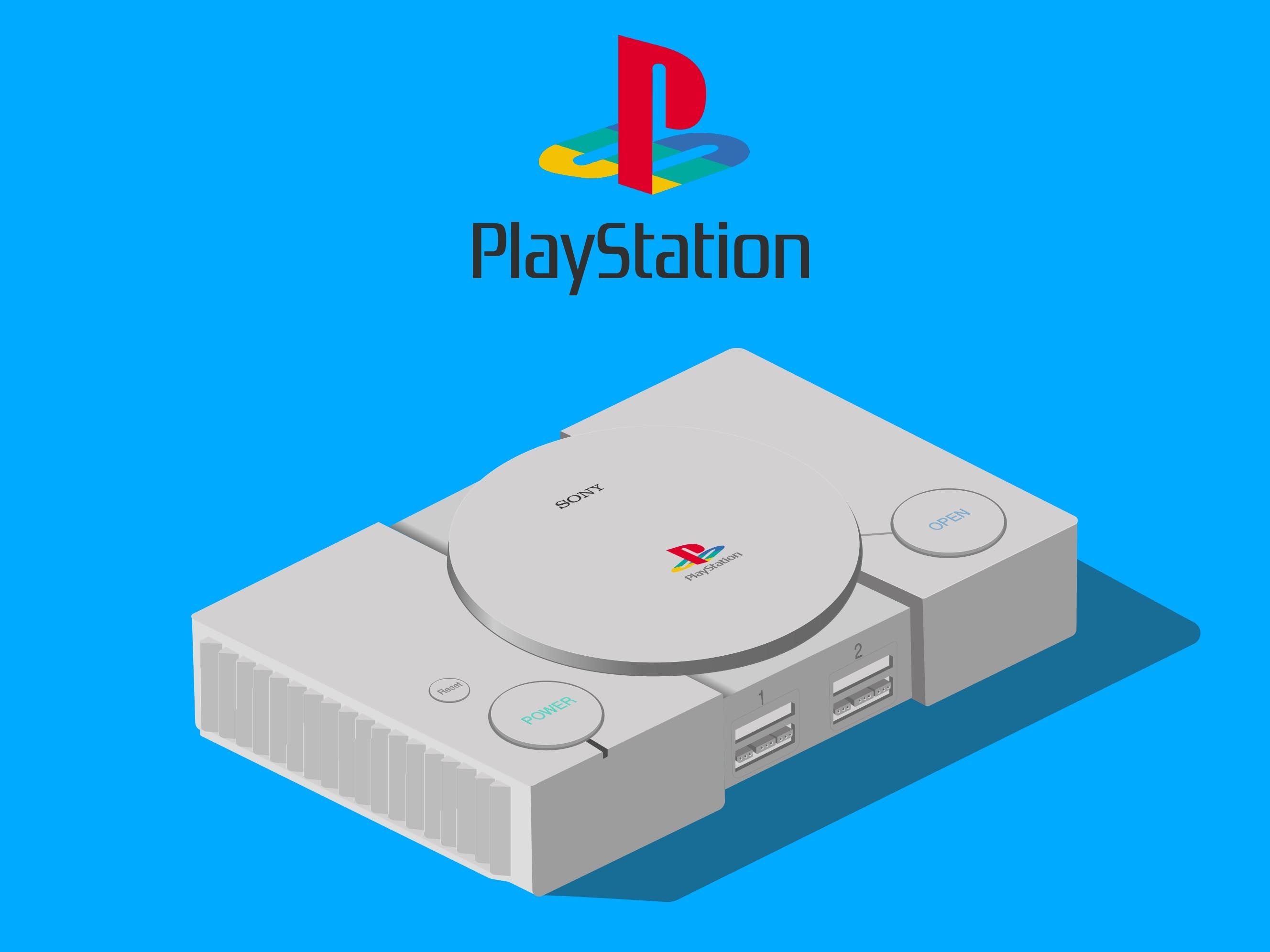 PlayStation Classic Isometric Design by sinembulut on Dribbble
