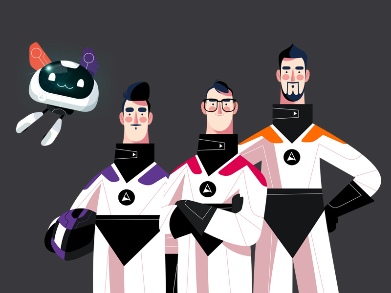 Hi Dribbble! From Animagic Studios by Animagic Studios on Dribbble