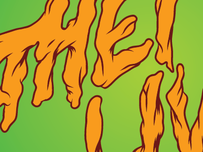 They Live!! Hand Lettering by Travis Fleck on Dribbble