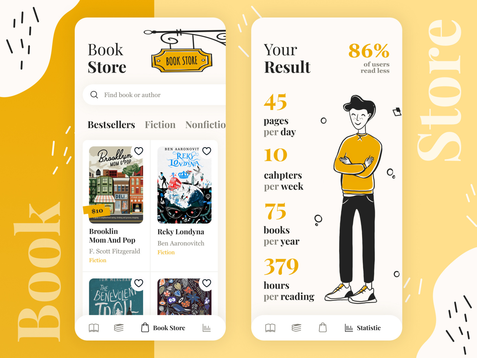 Book Reading App by Ivan Borisov on Dribbble