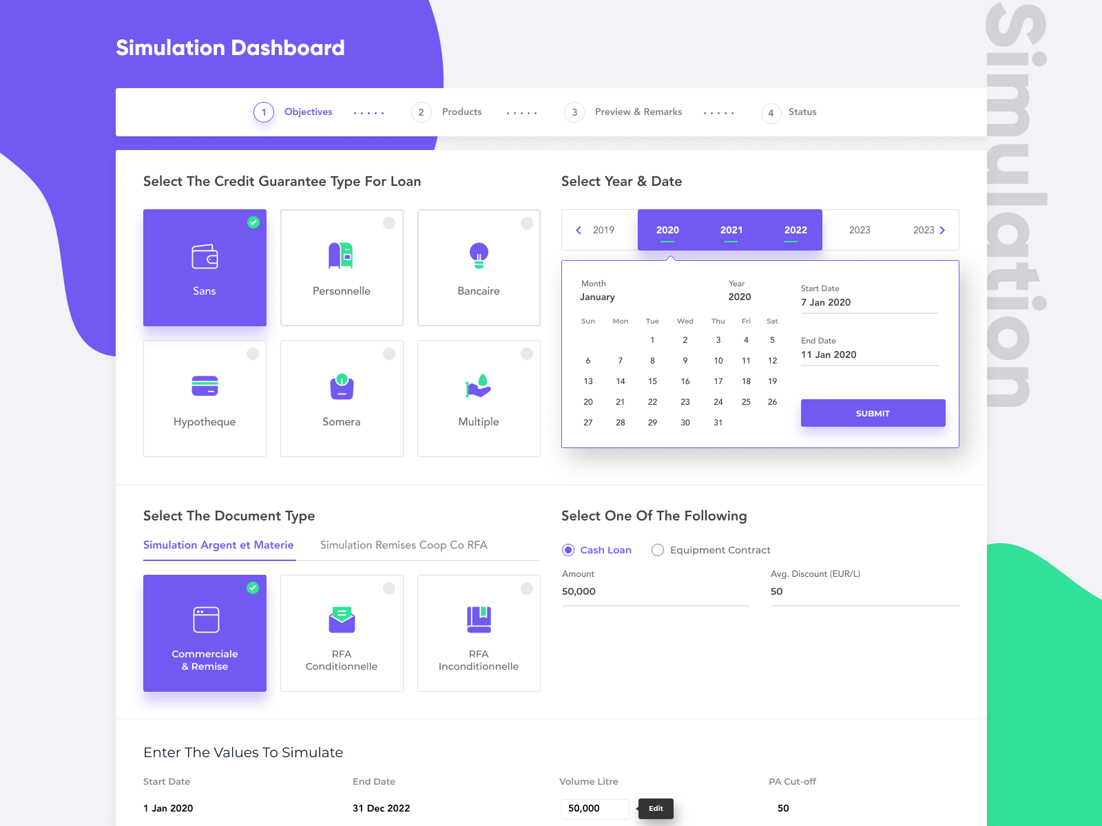 Dashboard design for Simulation process by Kunal Deshmukh on Dribbble