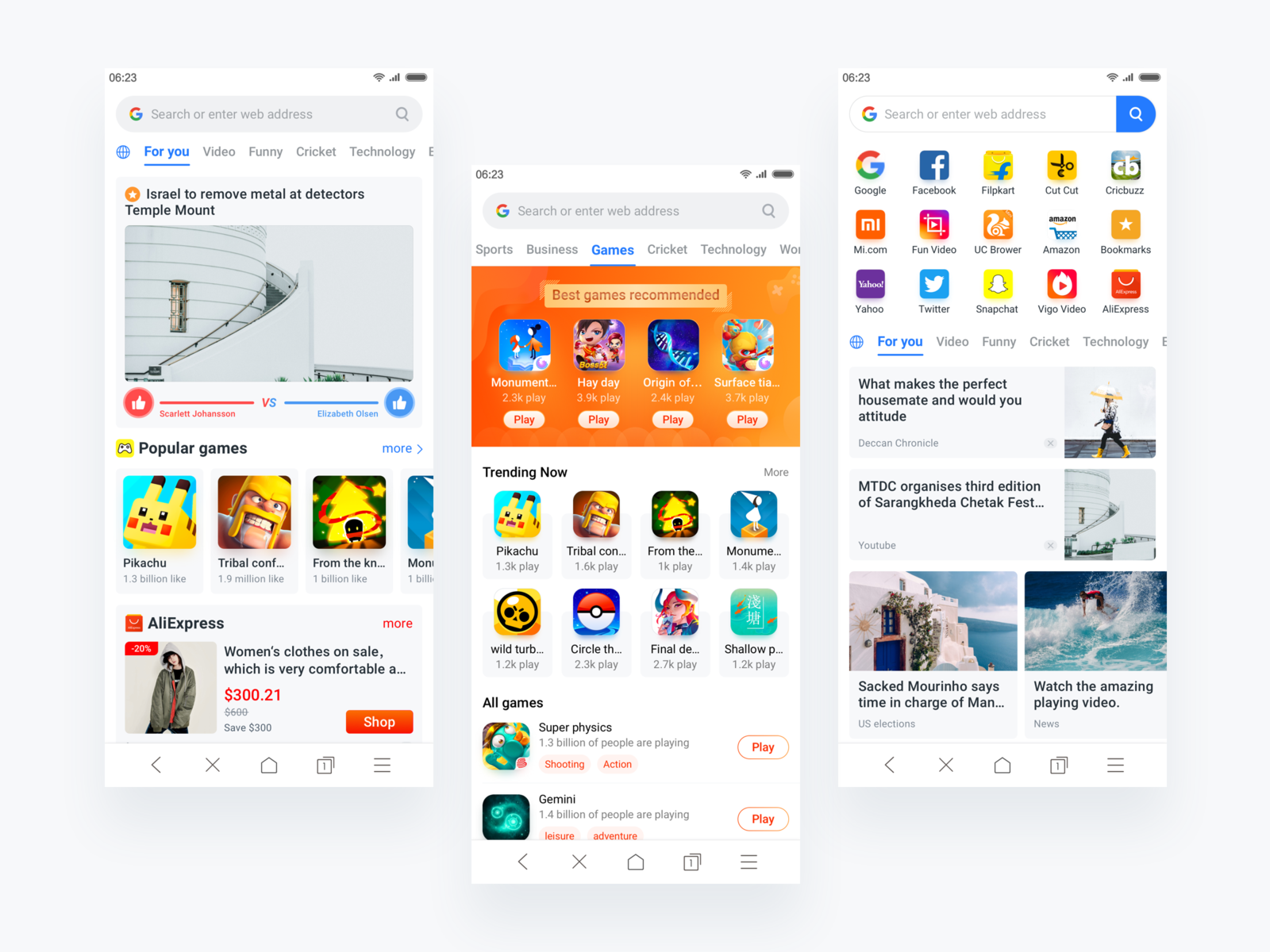 Browser app by Lei Lei for NBSP on Dribbble
