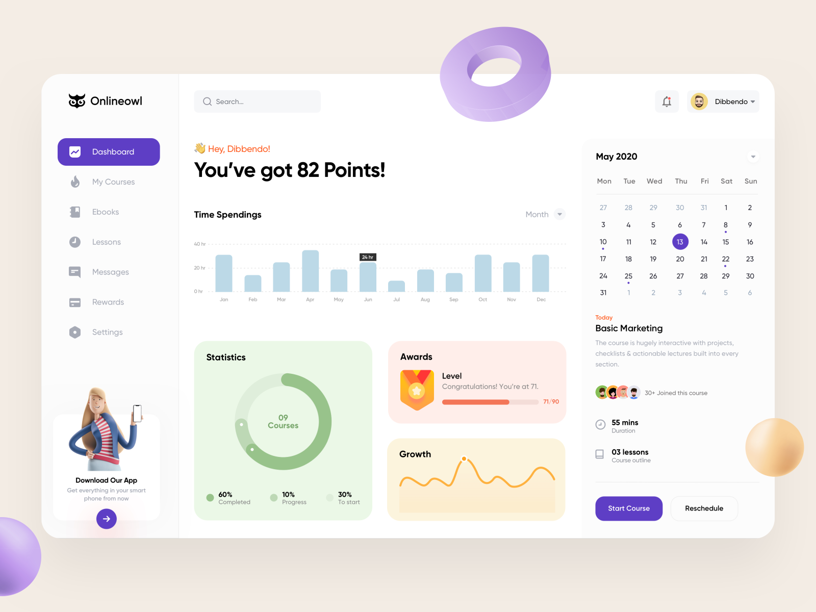 Learning Management System By Dibbendo Pranto On Dribbble 