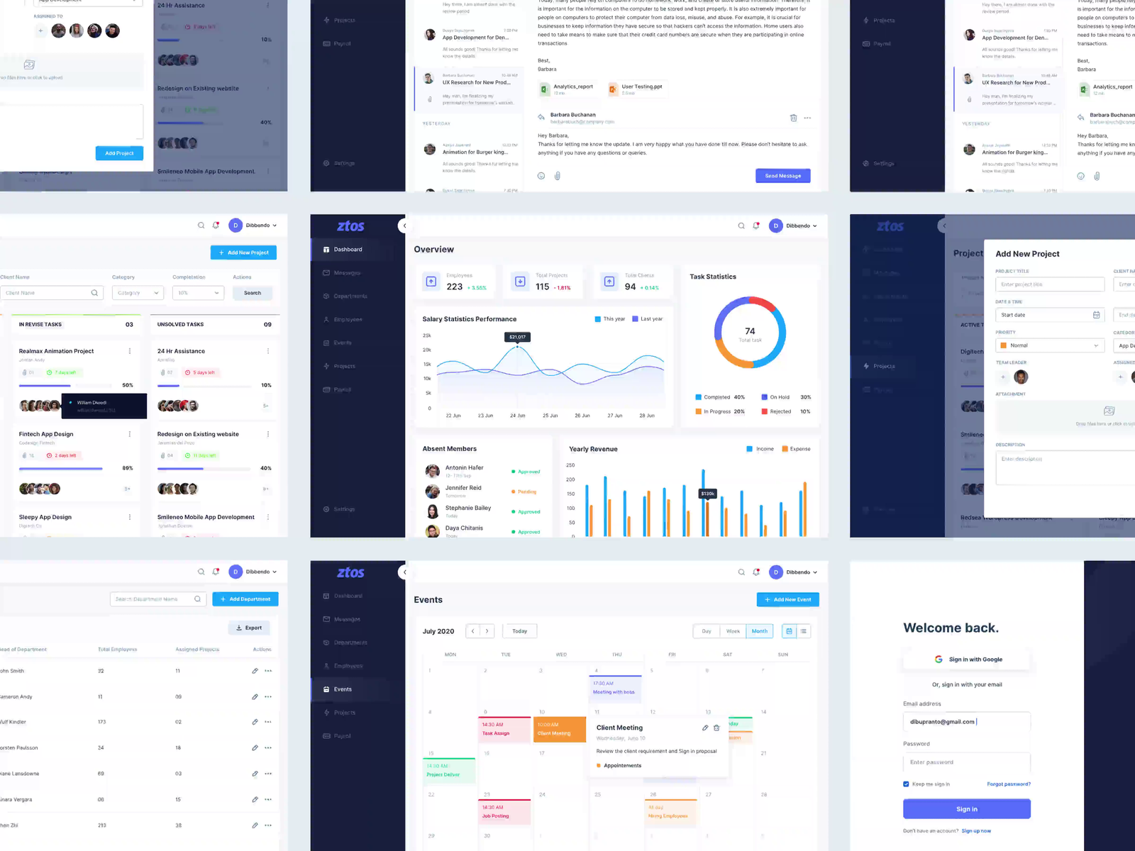 HR Management System Webapp by Dibbendo on Dribbble
