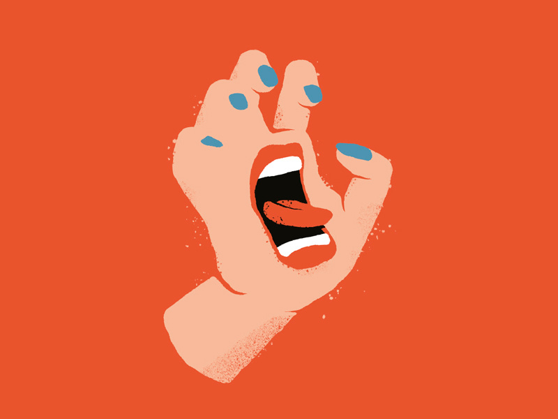 Scream Hand #metoo by Laurent Duvoux on Dribbble