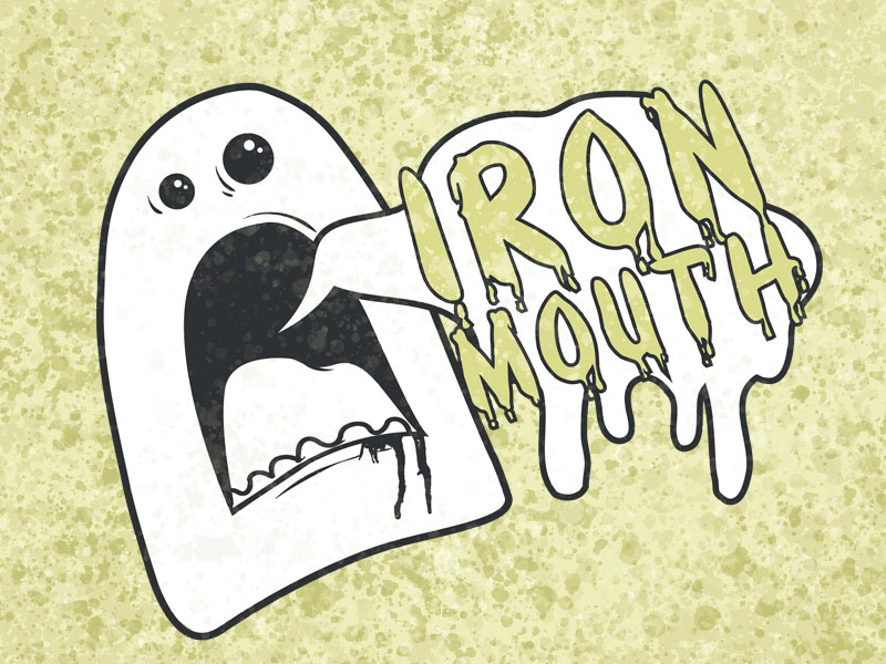 Bleugh! Iron Mouth by Sarah-Anne Forteith on Dribbble