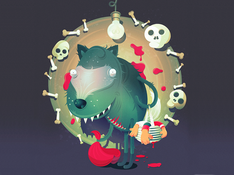 Revenge of Traumatized Wolf by Martin Kolcak on Dribbble