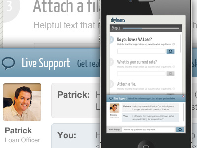 DIYLoans mobile Revision by Scott Perket on Dribbble