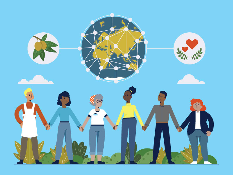 A Connected World by Josh Cunliffe for Wyzowl on Dribbble