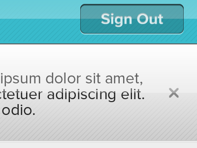 Sign Out by Brent Jackson on Dribbble