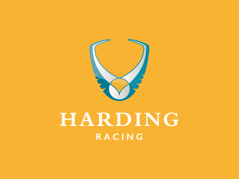 Harding Racing Logo by SmallBox on Dribbble
