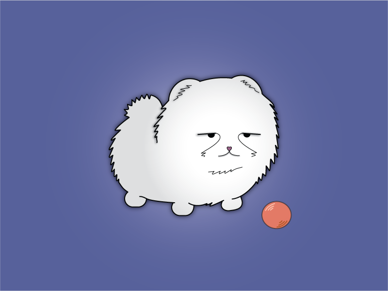 Grumpy Puff Pin Concept by Julia Gladysh on Dribbble