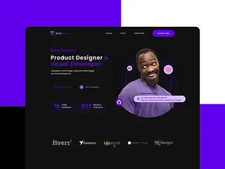 Dark Portfolio designs, themes, templates and downloadable graphic ...