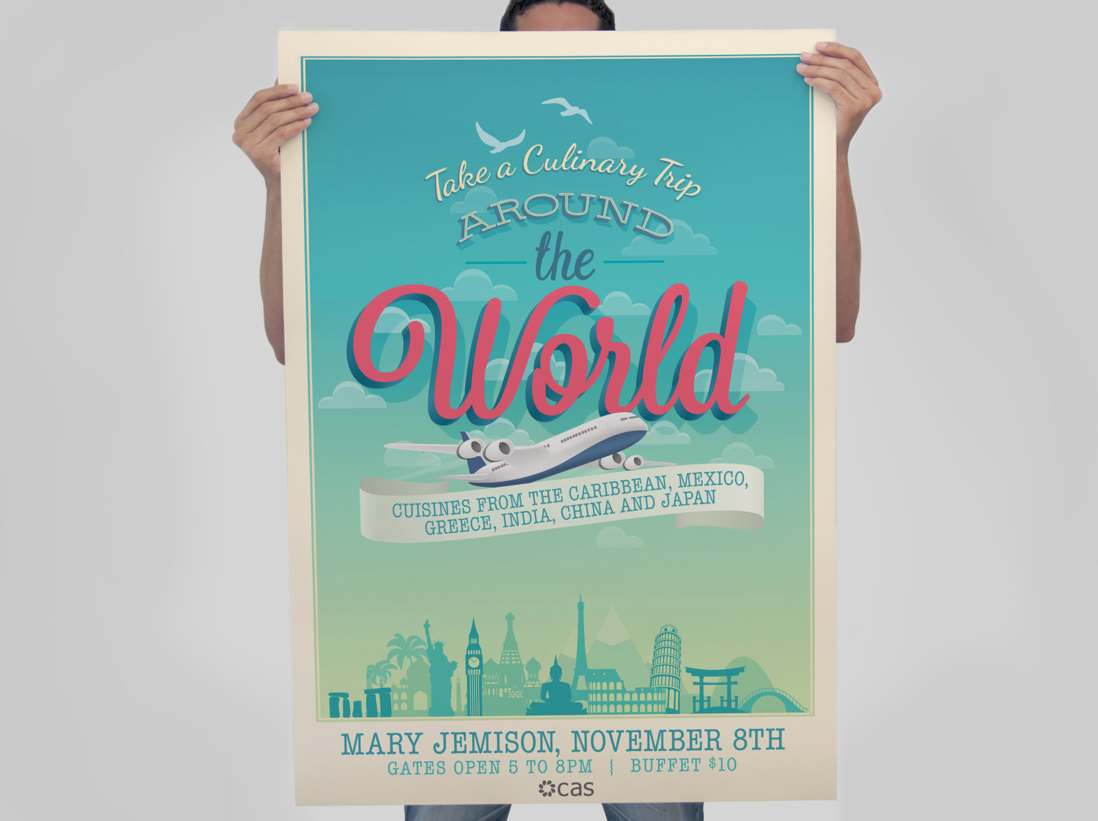 Around the World Event by Michael Ward on Dribbble