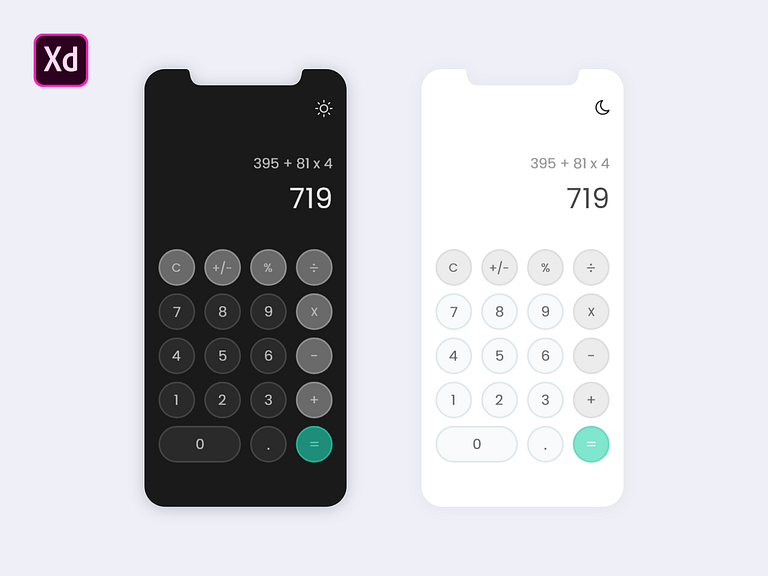 Calculator by Vimal on Dribbble