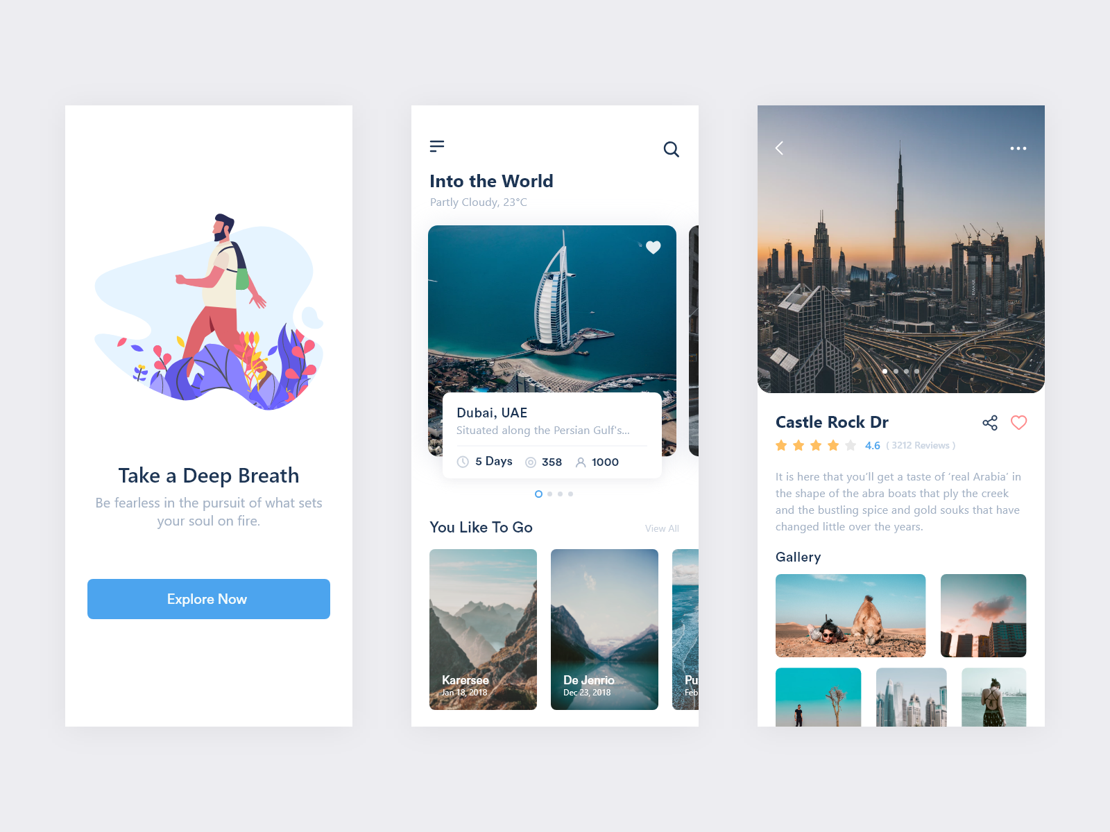 Travel App by Vimal on Dribbble