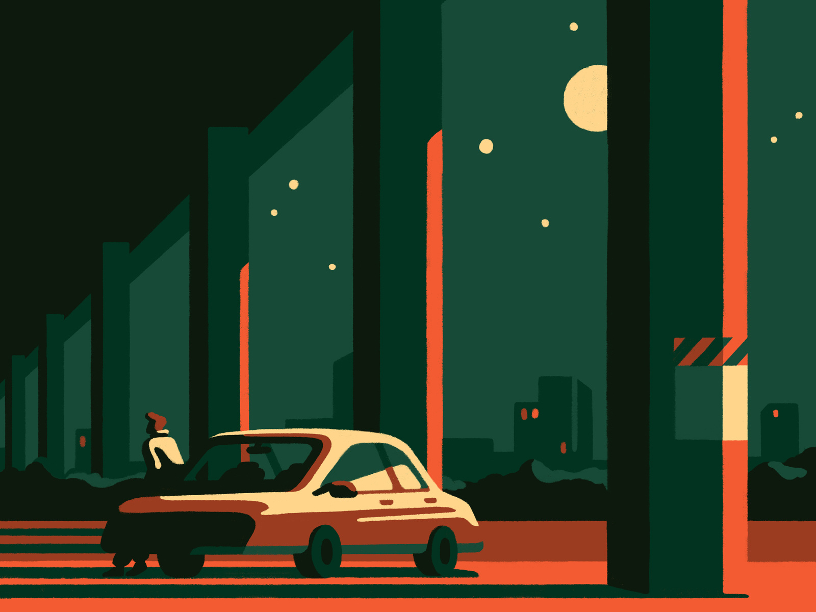 Night-watch (crop) by Priya Mistry on Dribbble