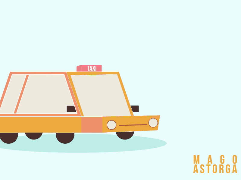 Taxi by Mago Astorga on Dribbble