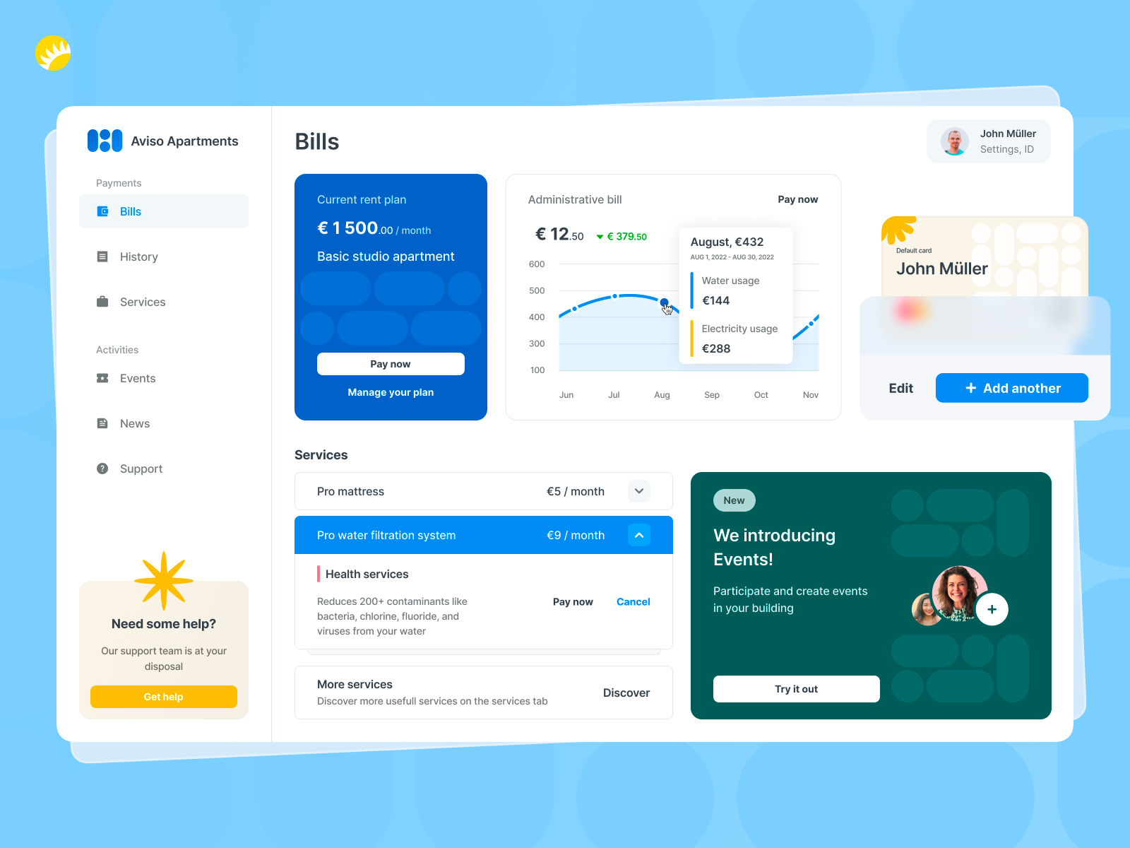 Community Management Dashboard by Evgenii for Andersen Design on Dribbble