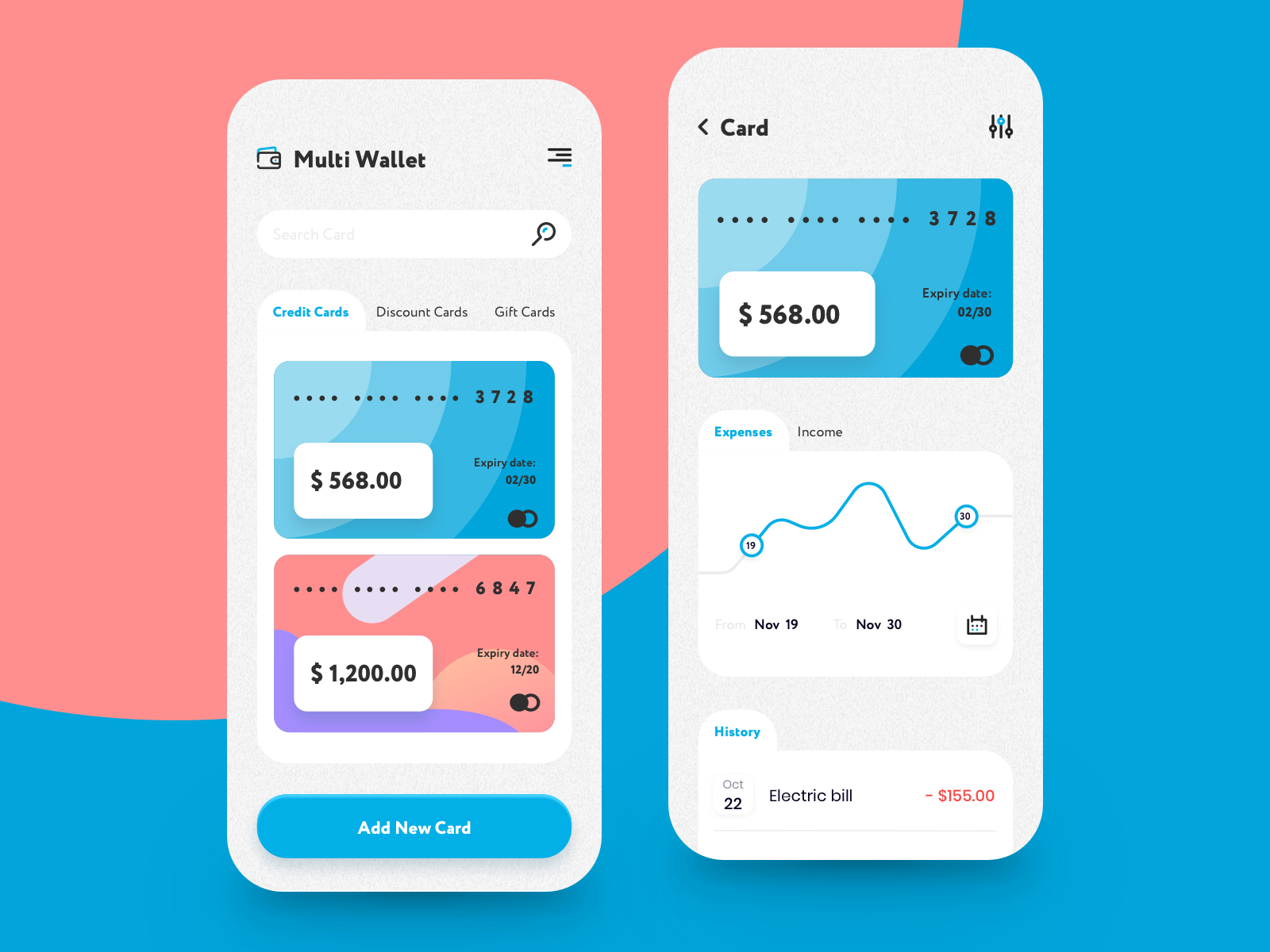 Multi Wallet App by Ann Ne for stfn on Dribbble