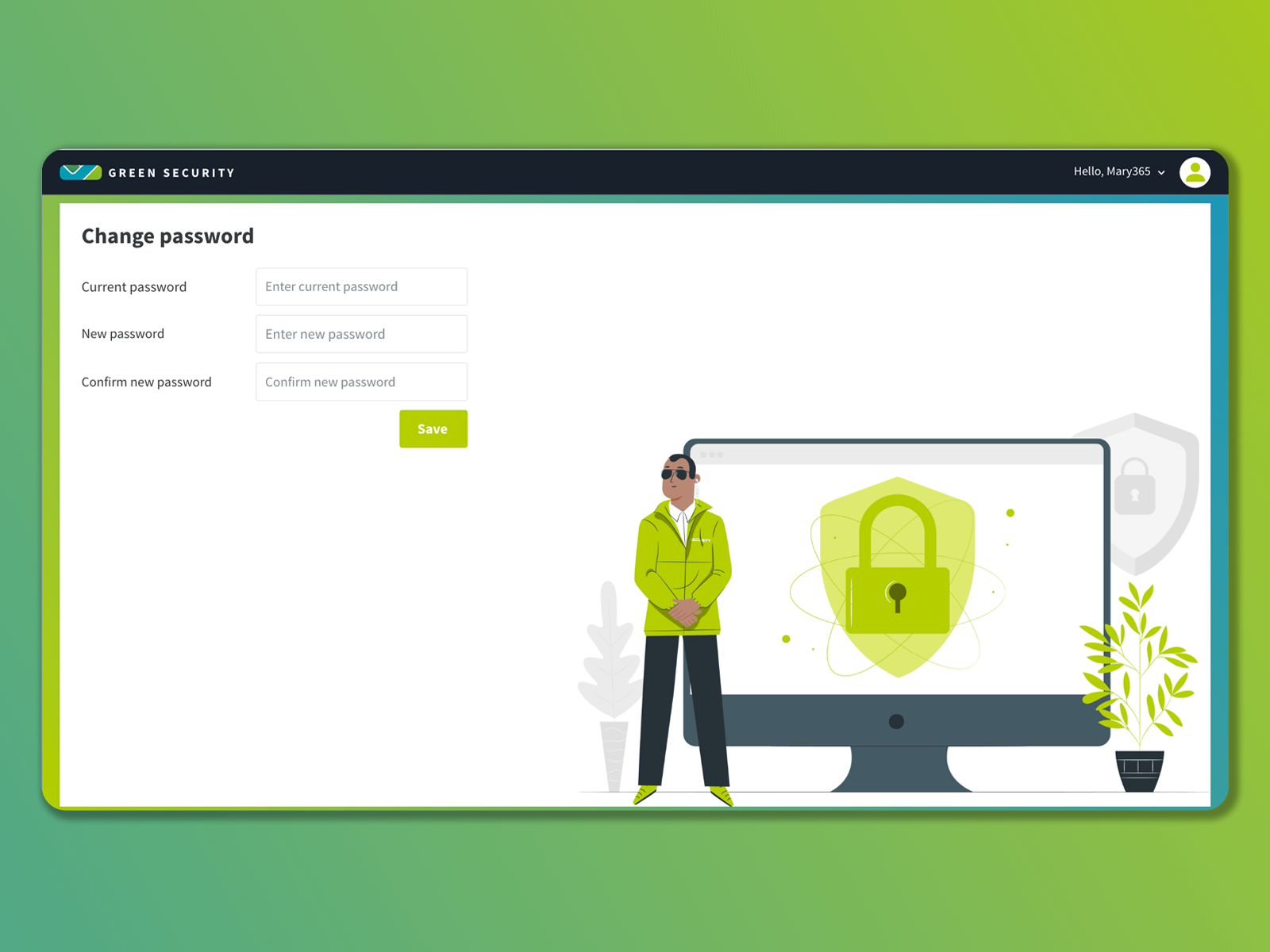 Change password by Raluca Dermengiu on Dribbble