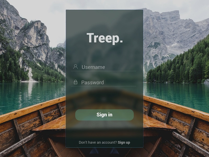 Mobile App - Login by Raluca Dermengiu on Dribbble