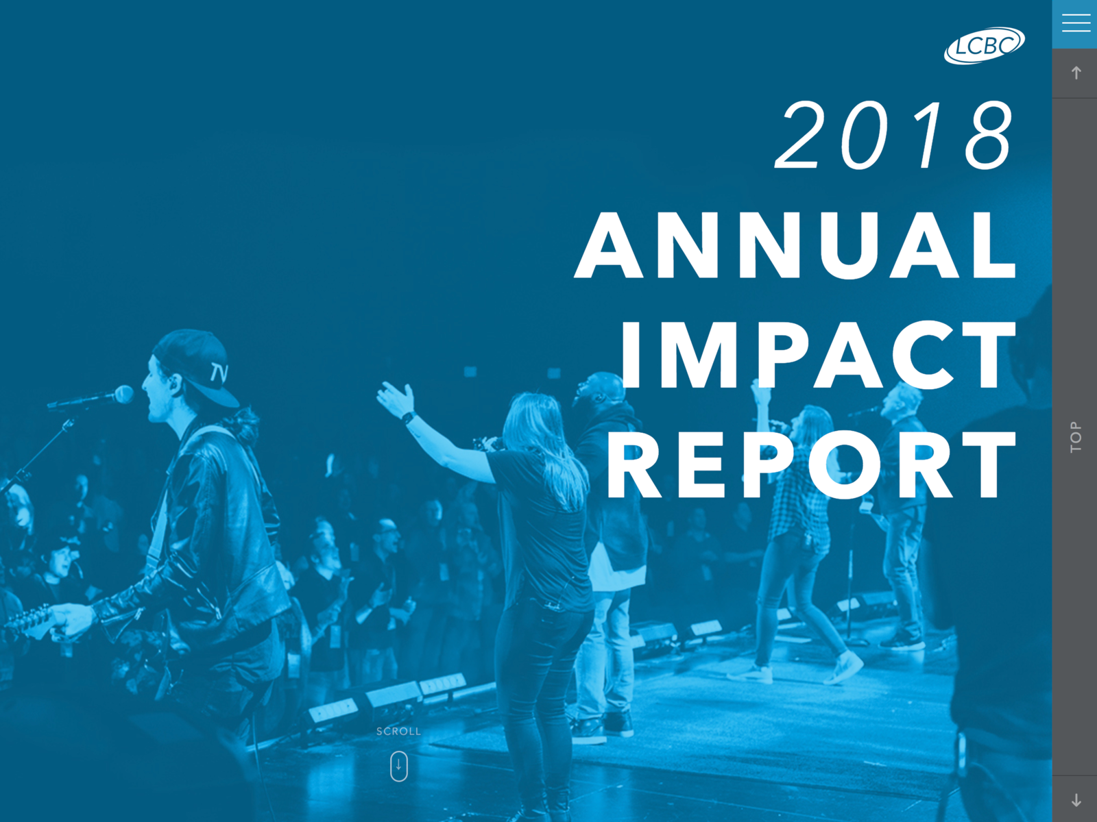 2018 Annual Impact Report by Trav on Dribbble