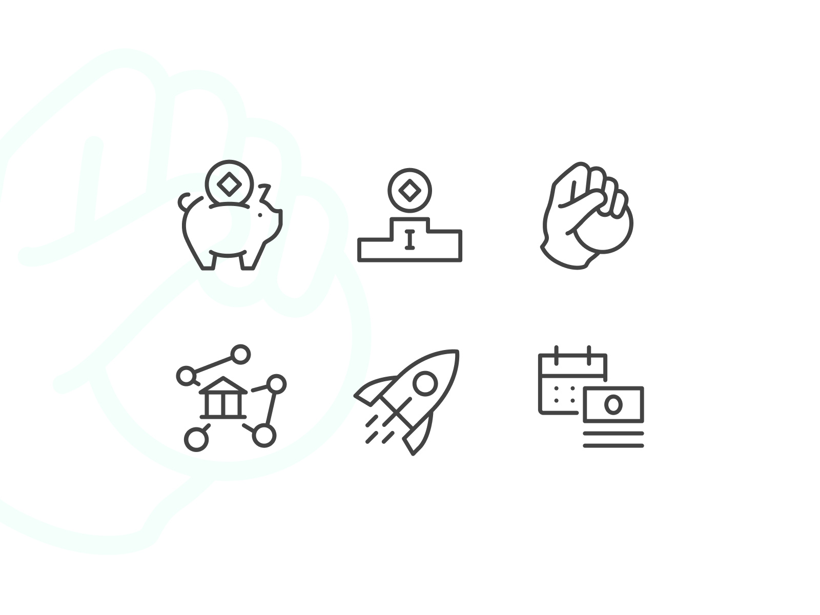 DEX outline iconset by Olga Prikhodko on Dribbble
