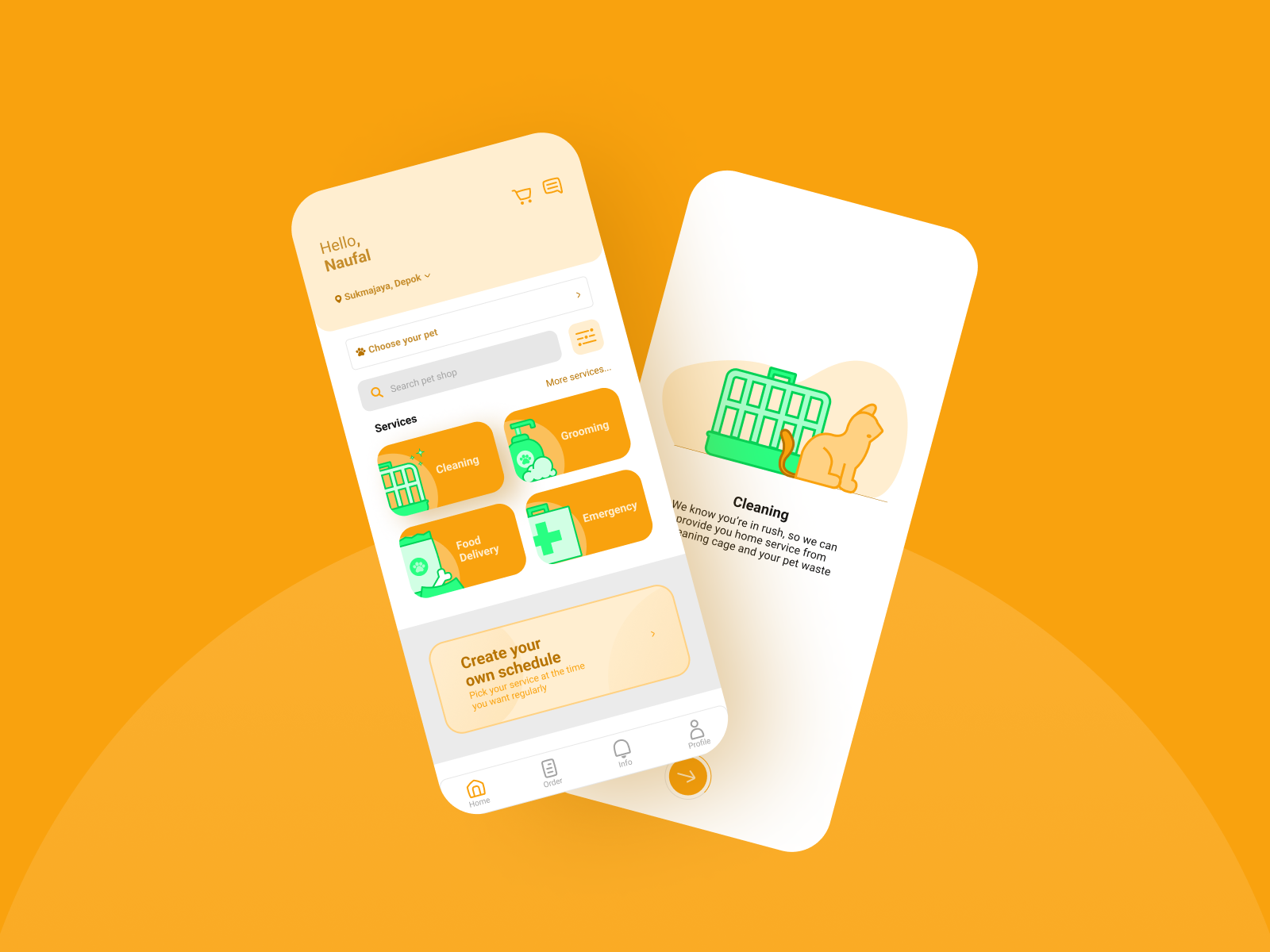 Chiro Pet App by Muhammad Naufal Fadhlillah on Dribbble
