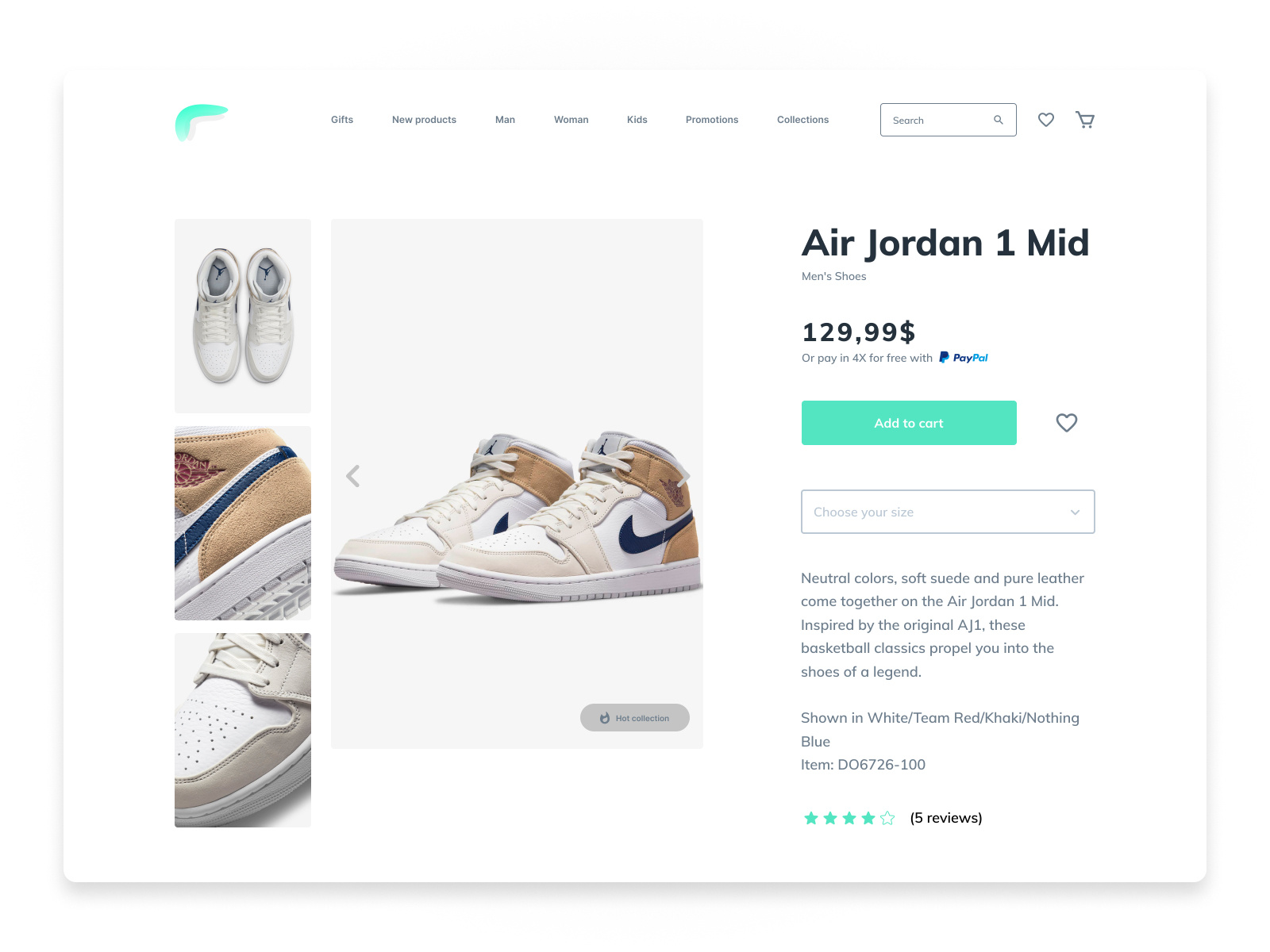 Snearkers e-commerce by Maxence Cordier on Dribbble
