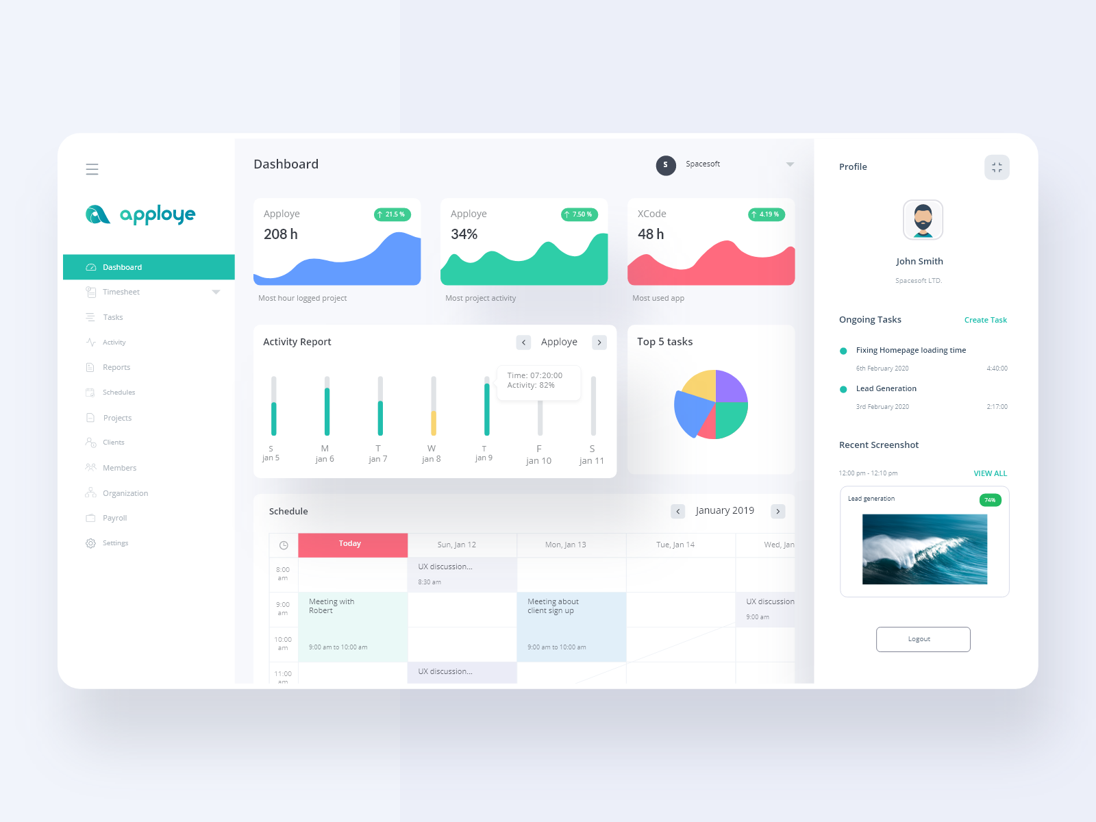 Web Dashboard - UI Design by Razy Hassan on Dribbble