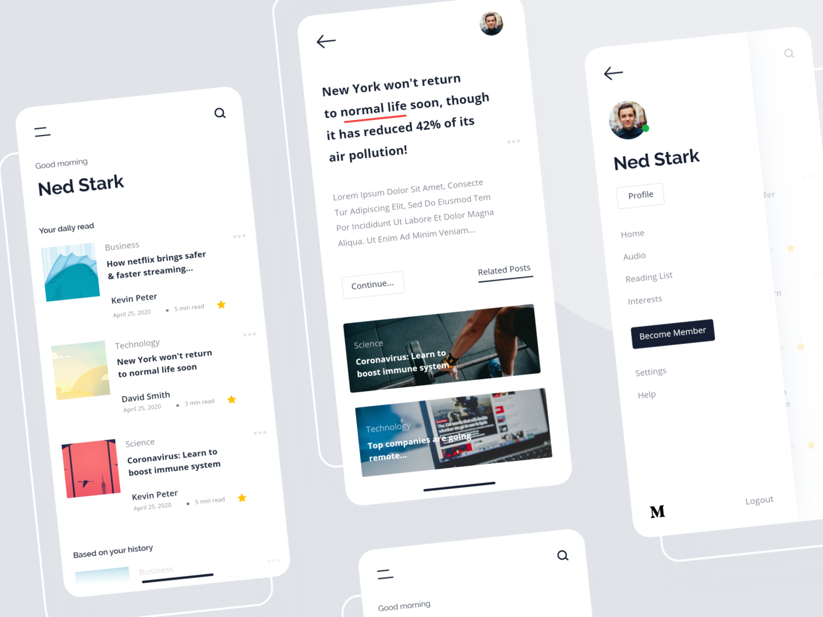Medium App Redesign 😊 by Razy Hassan on Dribbble