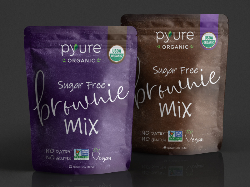 PYURE Stevia Brownies by Maja 8 on Dribbble