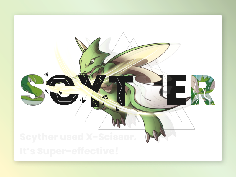 Scyther by Mackenzie Hung on Dribbble