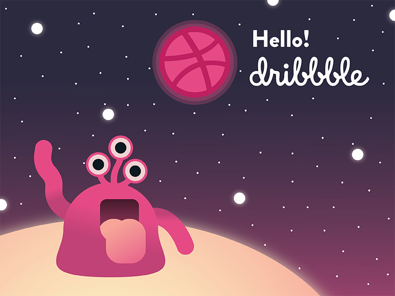 Hello Dribble! by Fathur Tedjakusumah on Dribbble