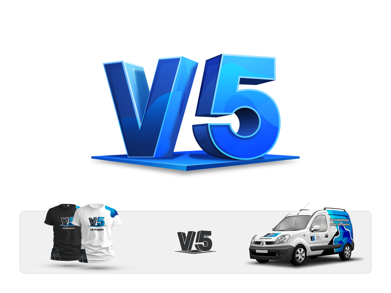 V5 Projekt Branding Card by Dinko Job on Dribbble