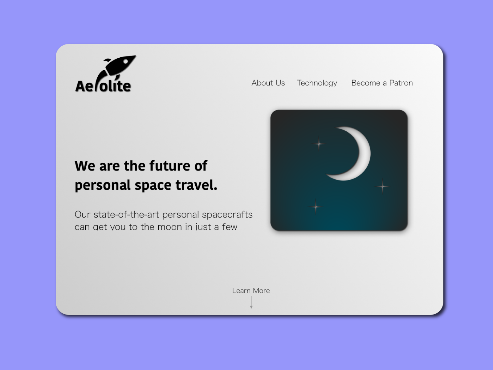Landing Page - Daily UI 3 by Morgan Abney on Dribbble