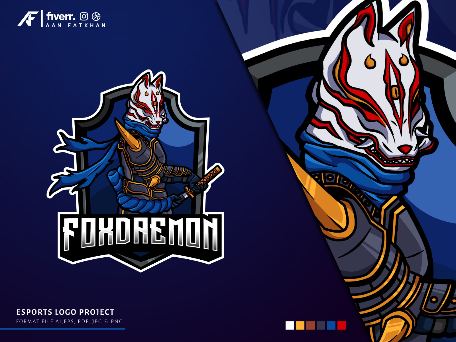 Fox Esports Logo by Aan Fatkhan on Dribbble